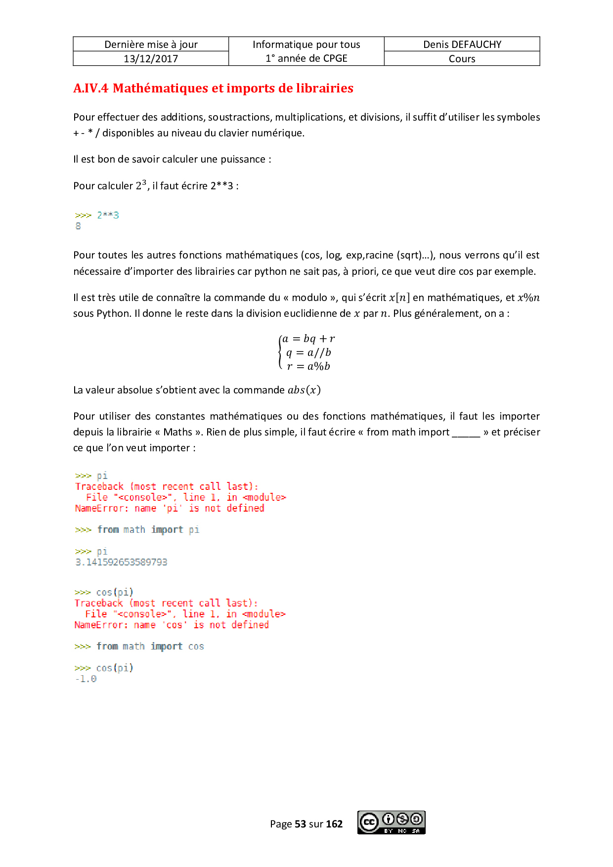 4 - Les bases de la programmation - AlloSchool