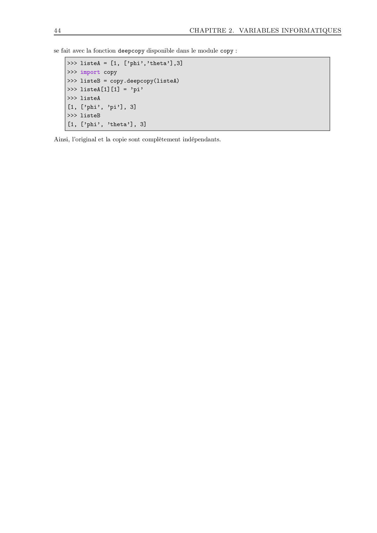 Variables informatiques - AlloSchool