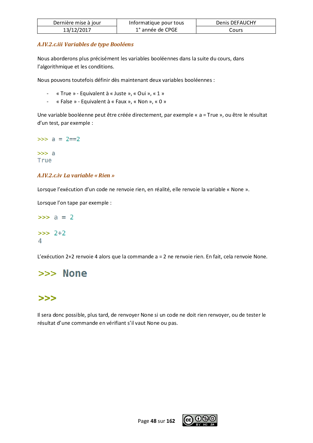 4 - Les bases de la programmation - AlloSchool