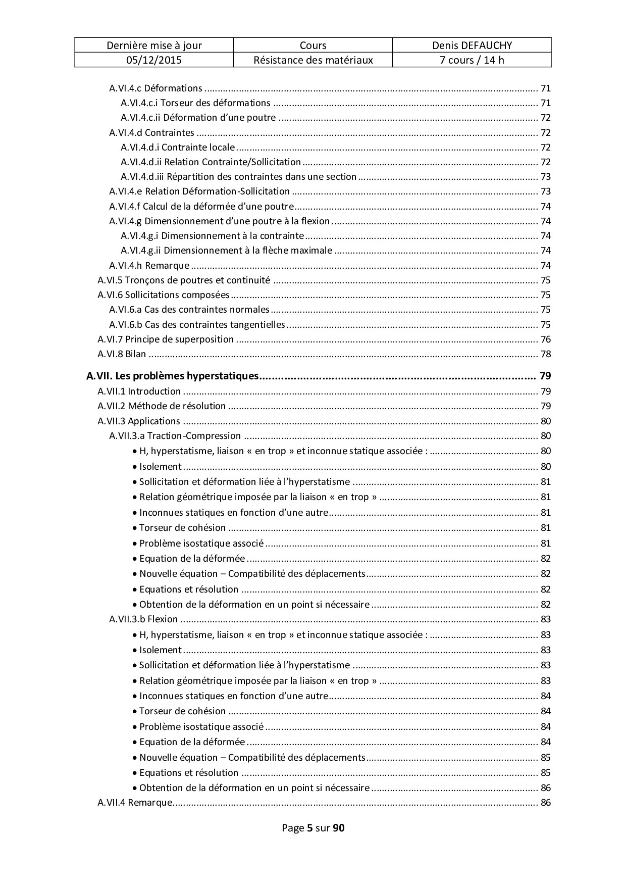 Cours complet : Résistance des matériaux (RDM) - AlloSchool
