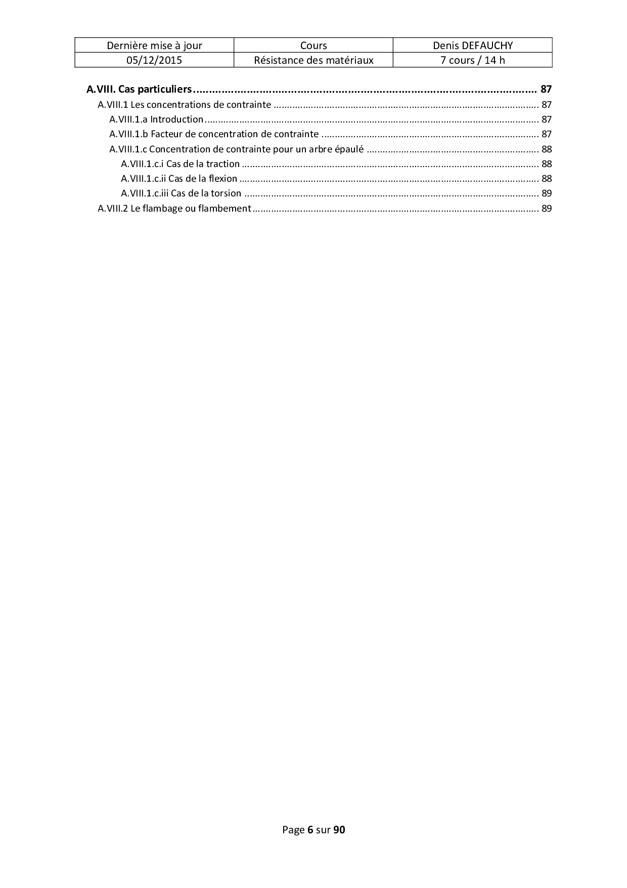 Cours complet : Résistance des matériaux (RDM) - AlloSchool