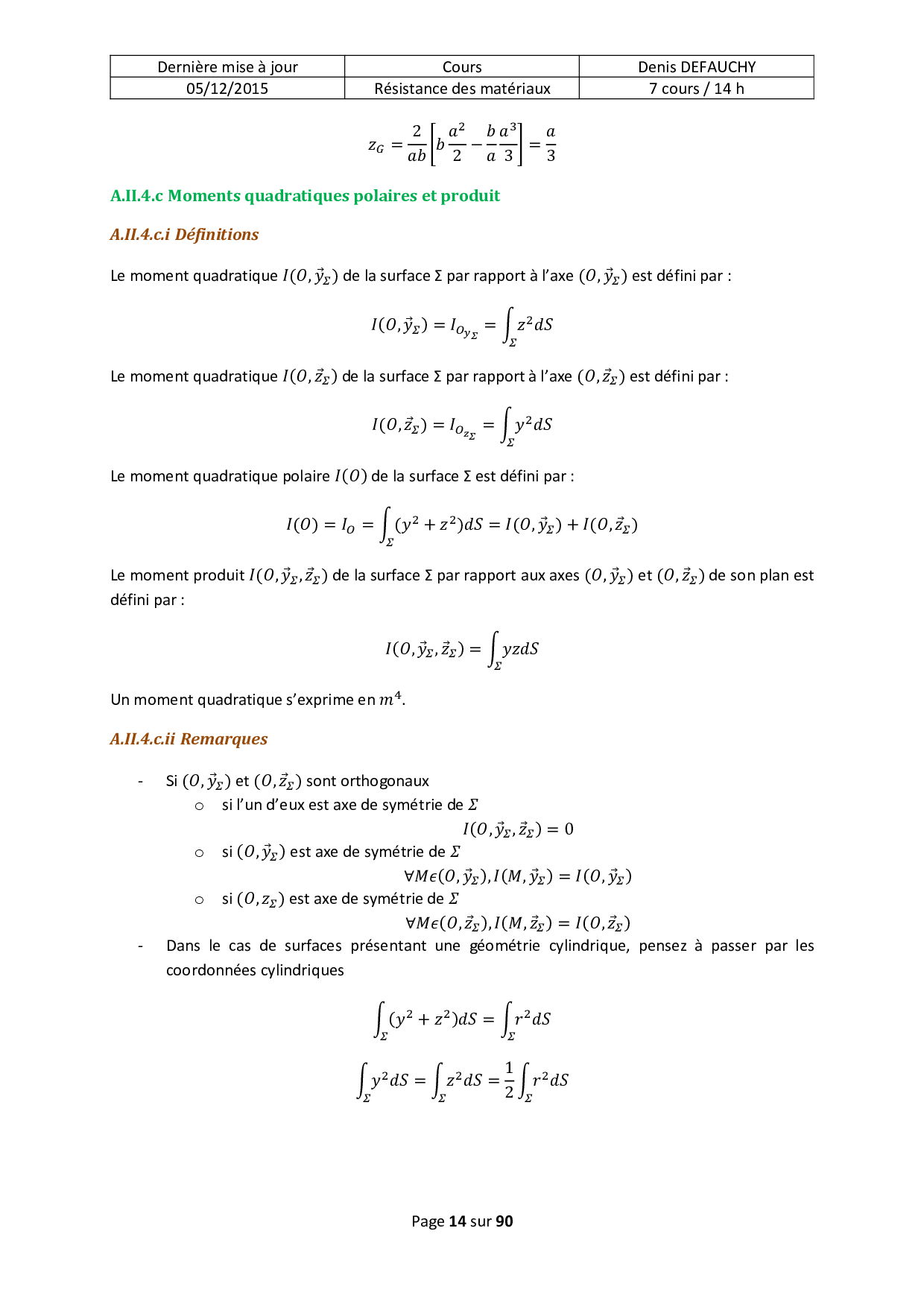 Cours complet : Résistance des matériaux (RDM) - AlloSchool