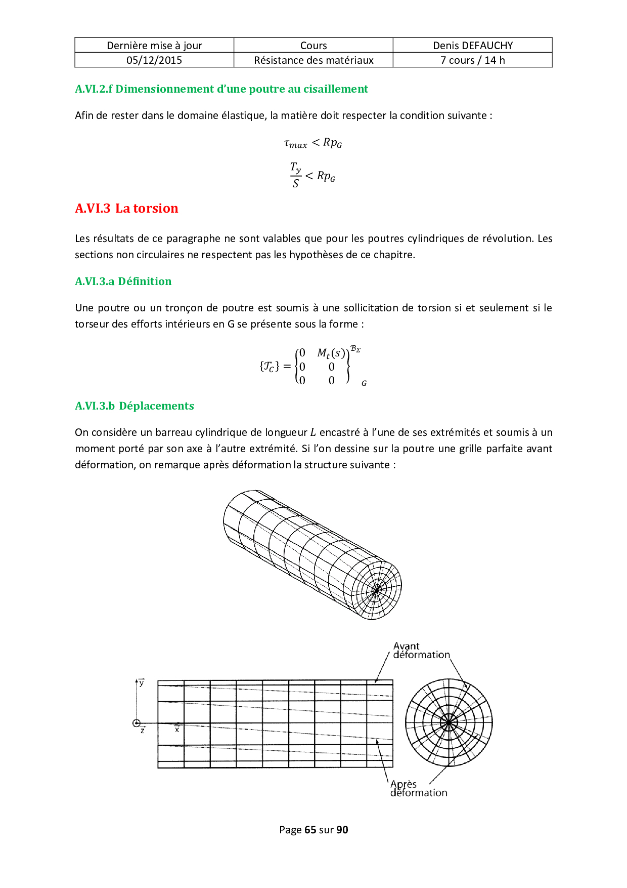Cours complet : Résistance des matériaux (RDM) - AlloSchool