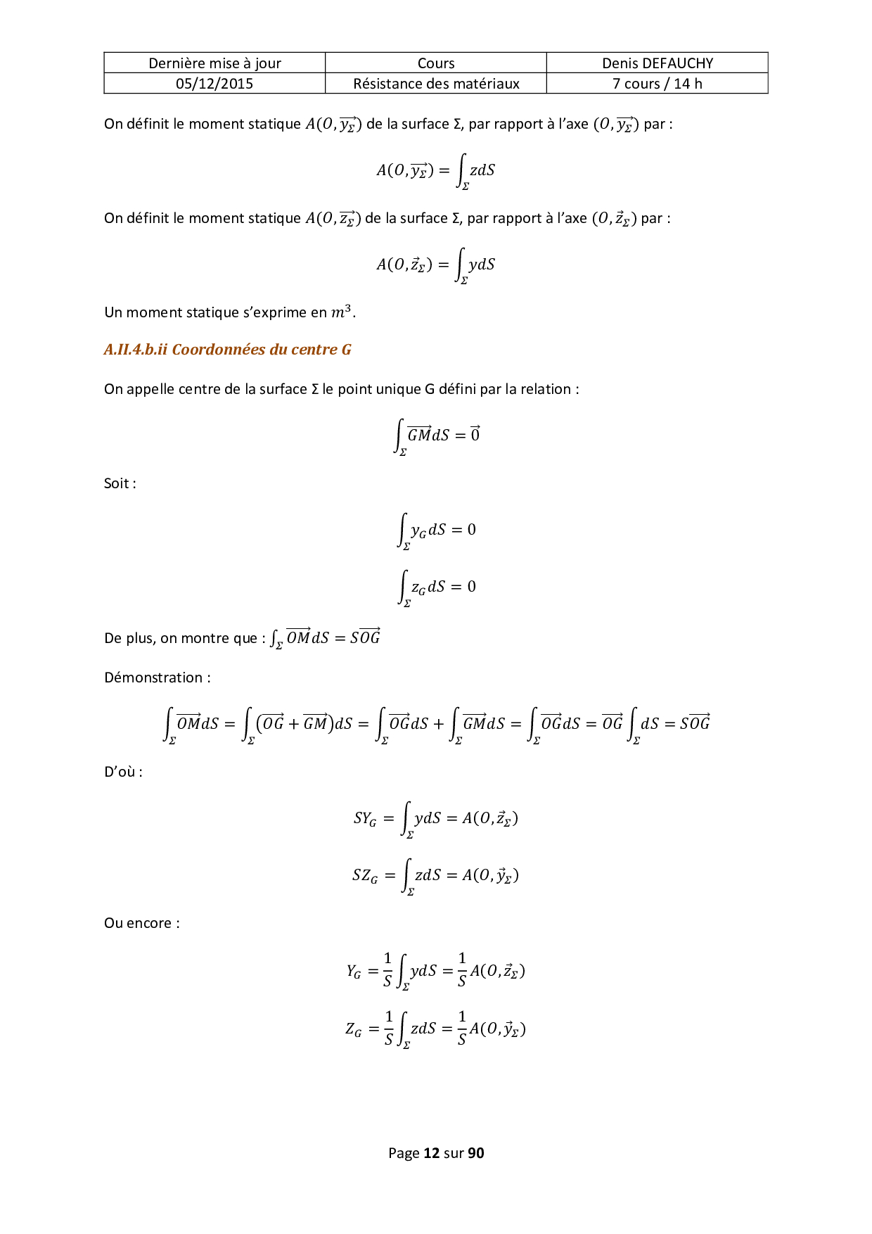 Cours : Poutres - AlloSchool