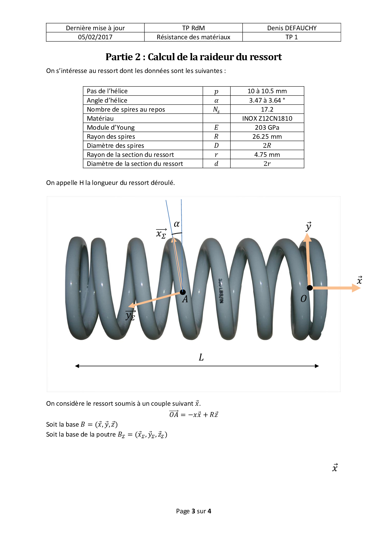 TP1 : Raideur en torsion (Barrière SYMPACT) - AlloSchool