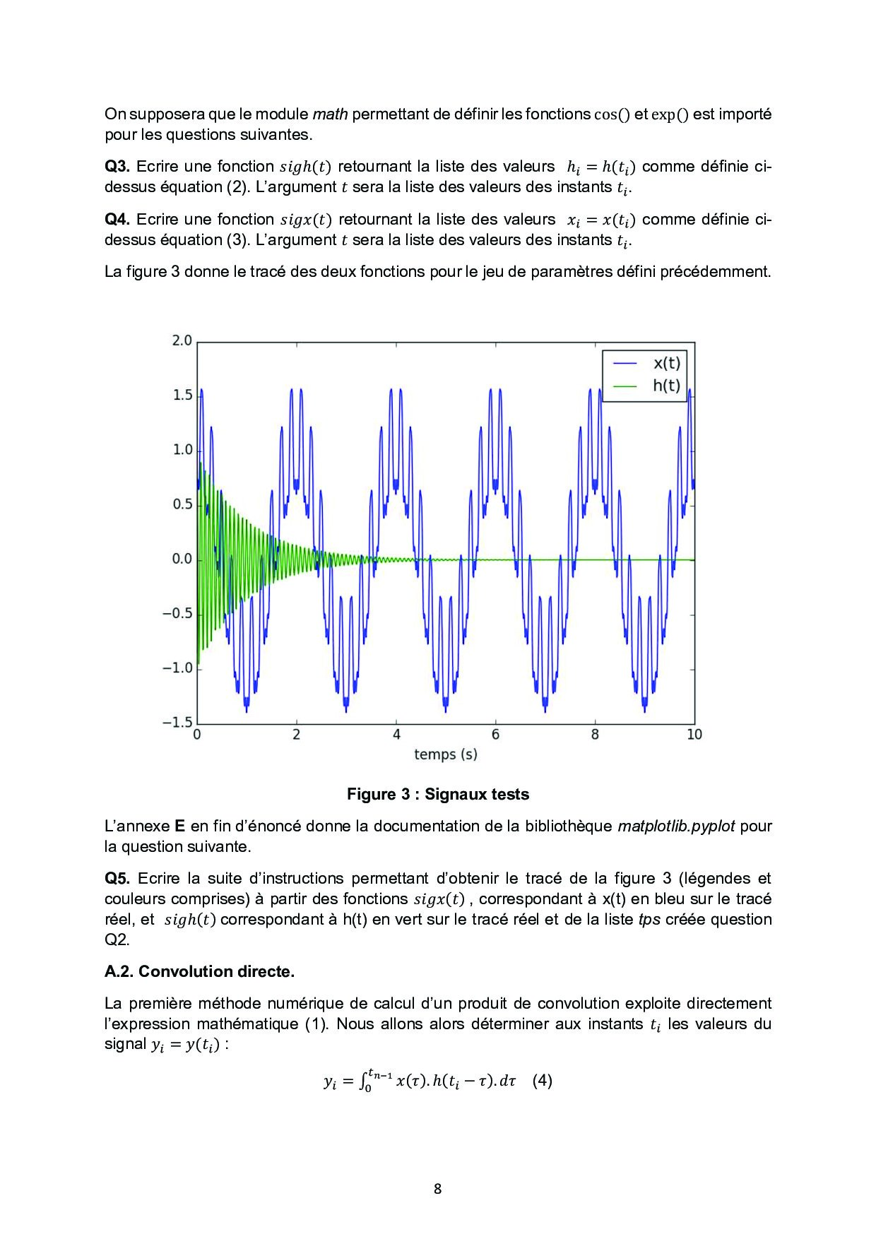 Banque PT 2020 Informatique et Modélisation - Sujet - AlloSchool