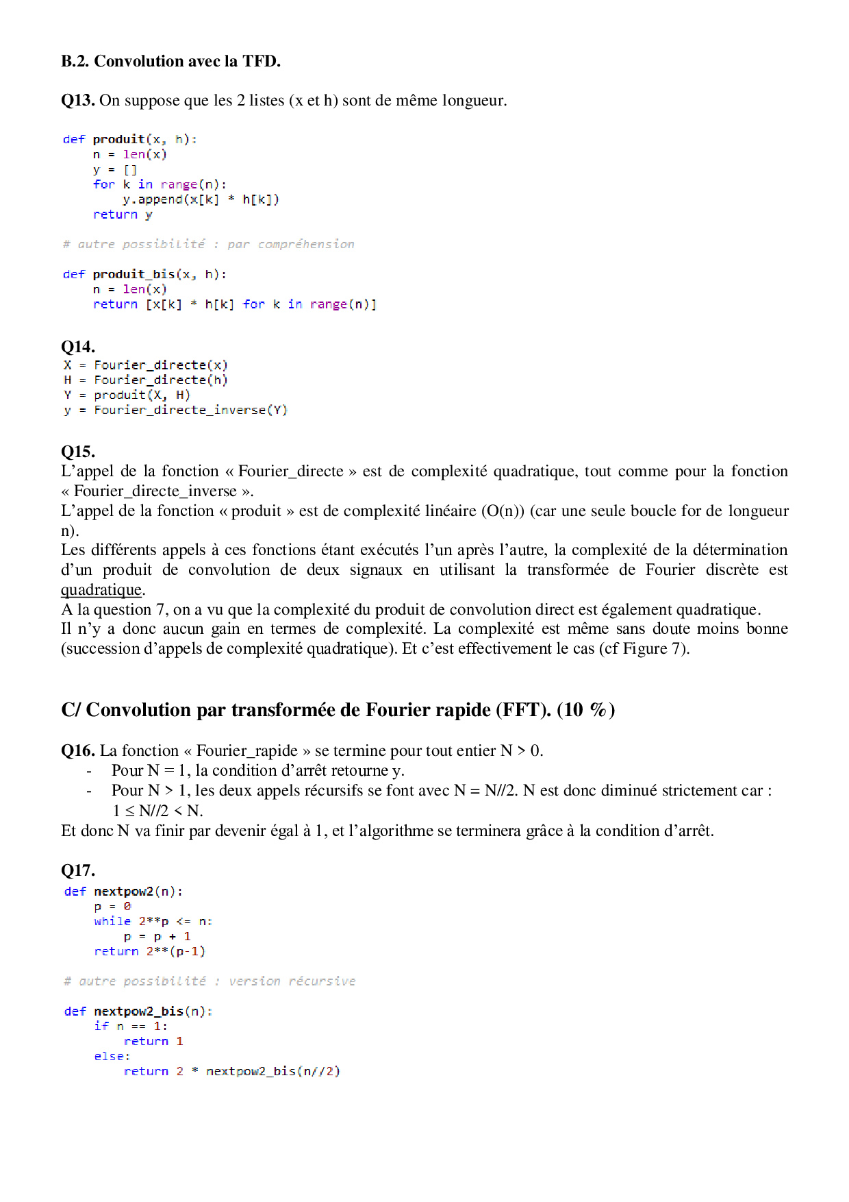 Banque PT 2020 Informatique et Modélisation - Corrigé - AlloSchool