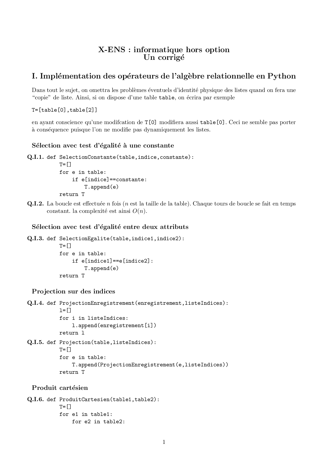 X-ENS Informatique 2018 MP-PC-PSI - Corrigé - AlloSchool