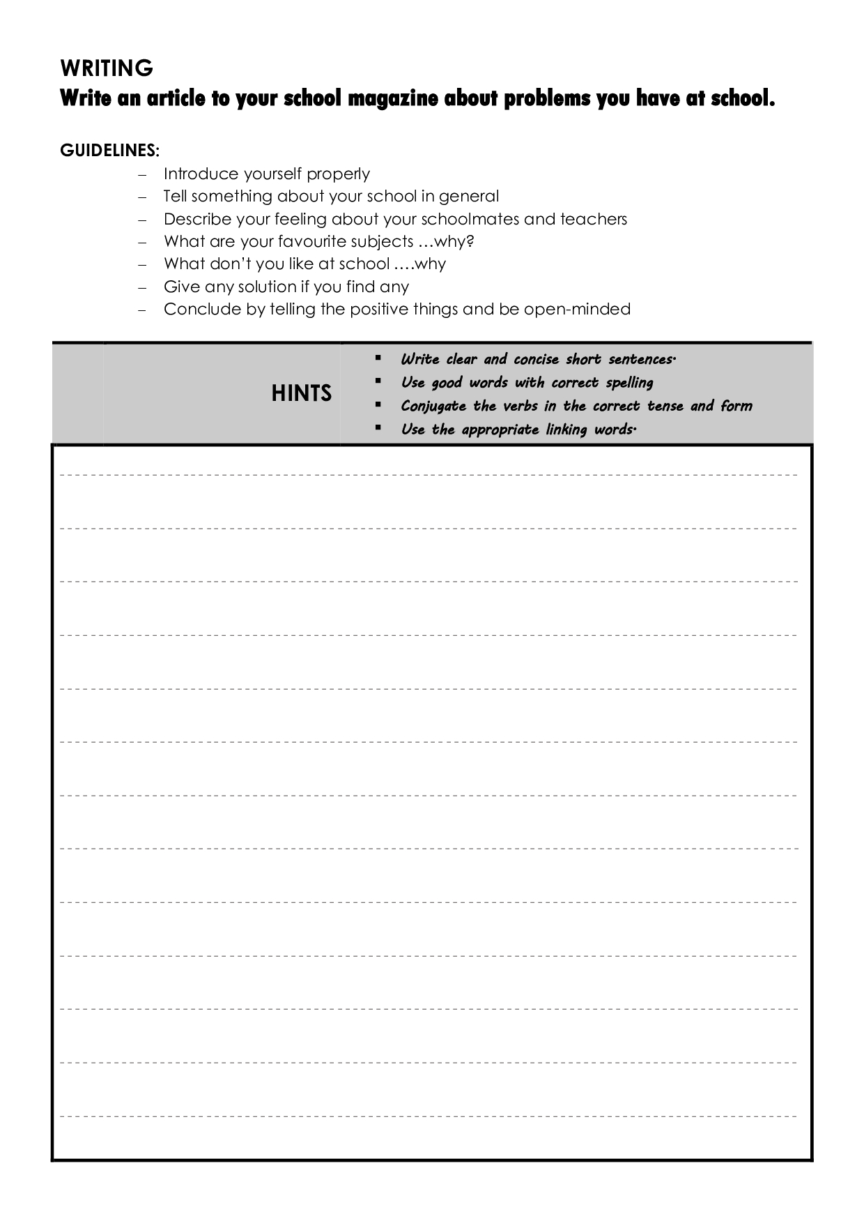 Test 2 Model 7 - English 3AC Second term - AlloSchool