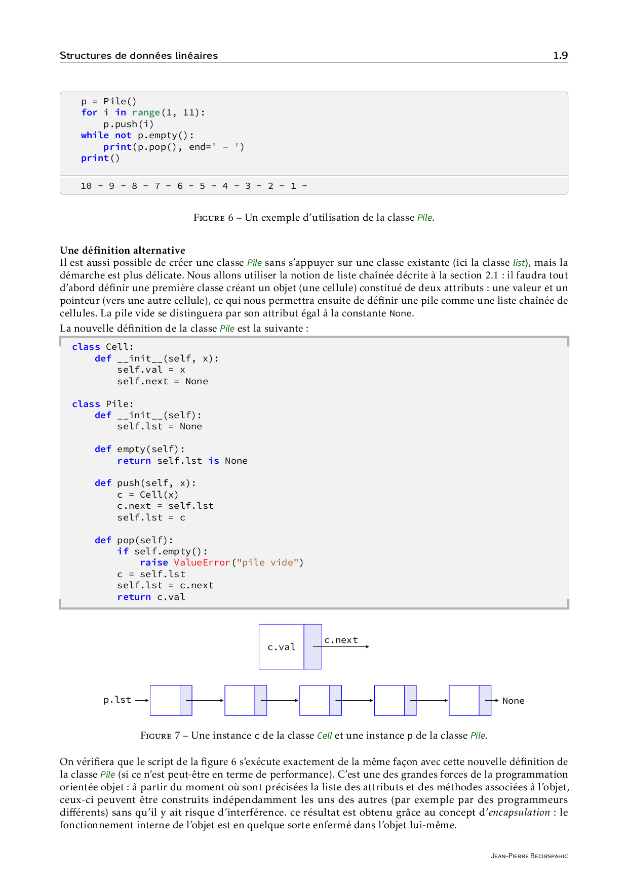 Structures de données linéaires - Cours et exercices - AlloSchool