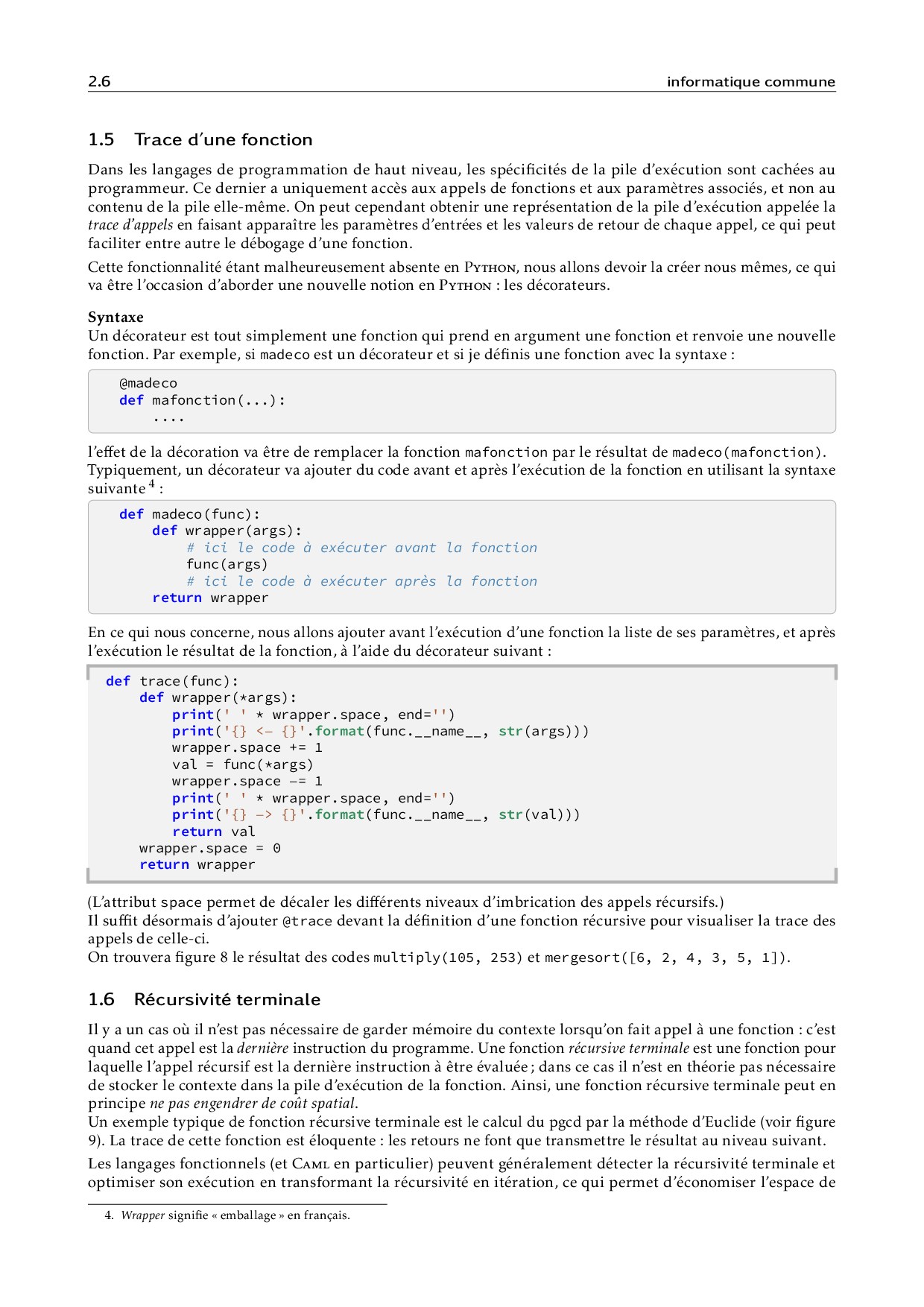 Programmation récursive - Cours et exercices - AlloSchool