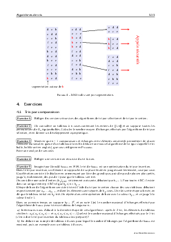 Algorithmes de tri - Cours et exercices - AlloSchool
