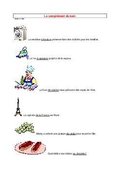Le complément du nom - AlloSchool