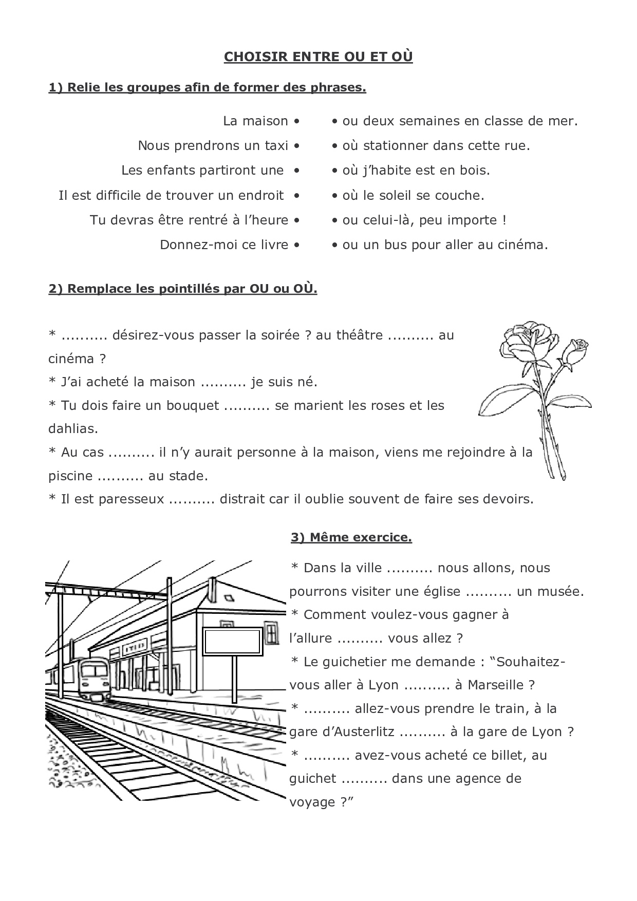 Ou O Exercices 1 AlloSchool Ou O Exercices 1 AlloSchool