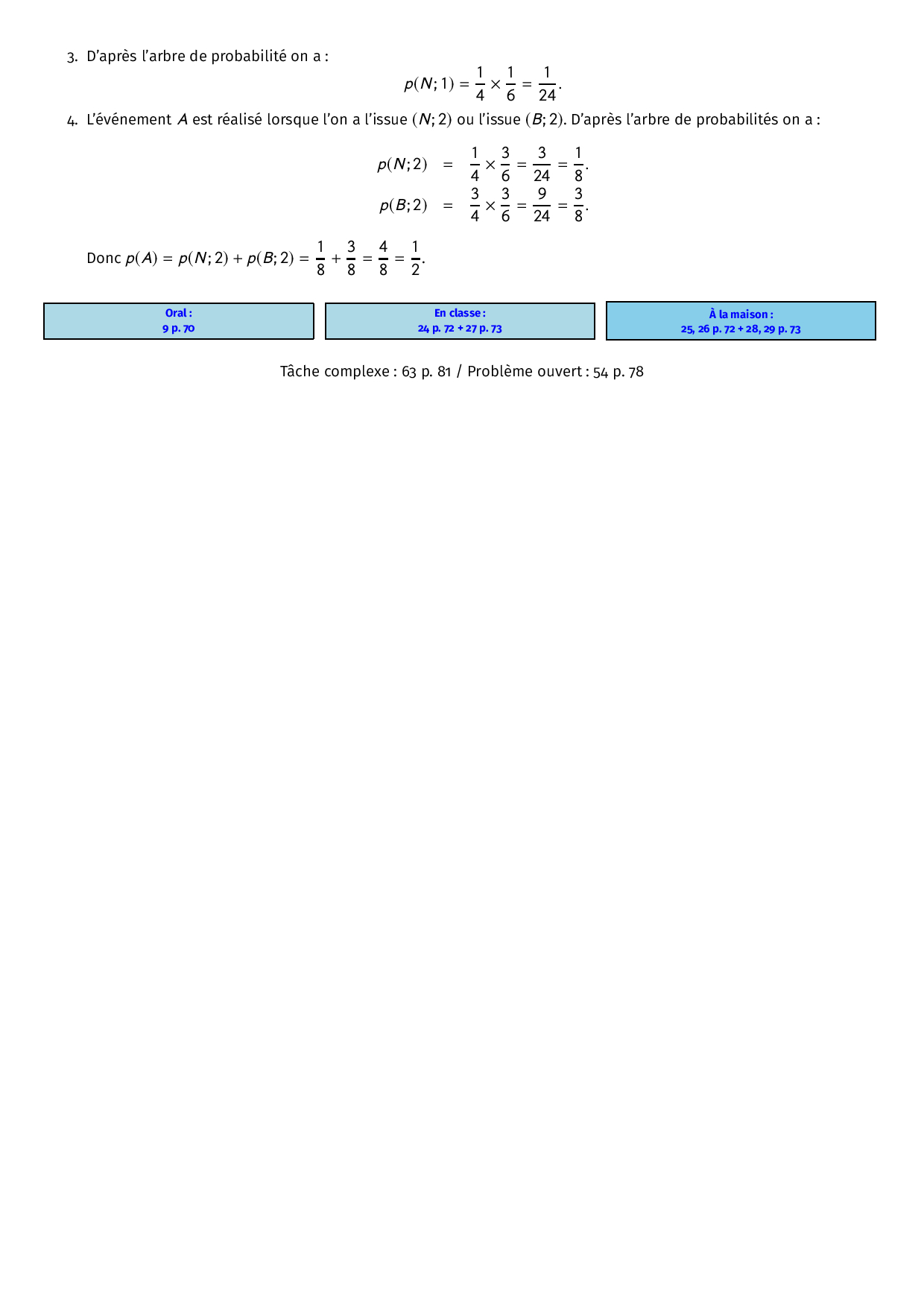 Probabilités - Cours - AlloSchool