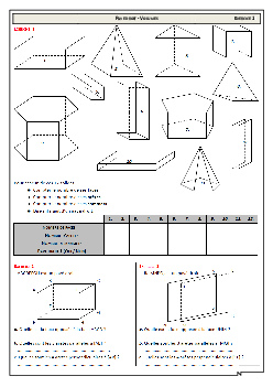 Etudes de solides - Exercices - AlloSchool
