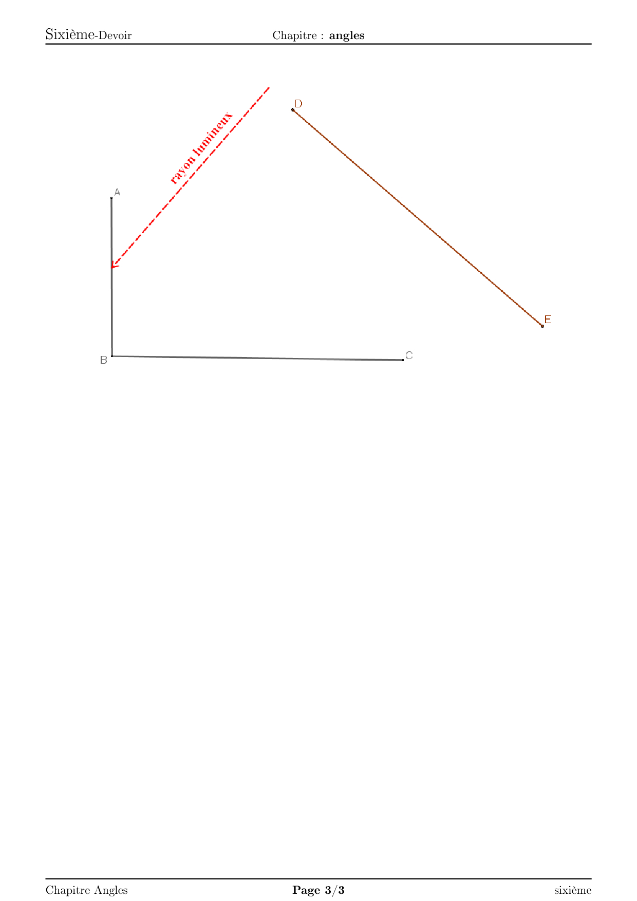 Devoir 5 - Angles - AlloSchool