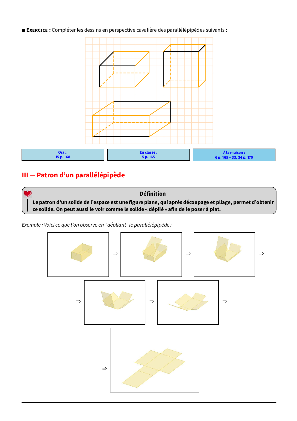 Géométrie dans l’espace - Cours - AlloSchool