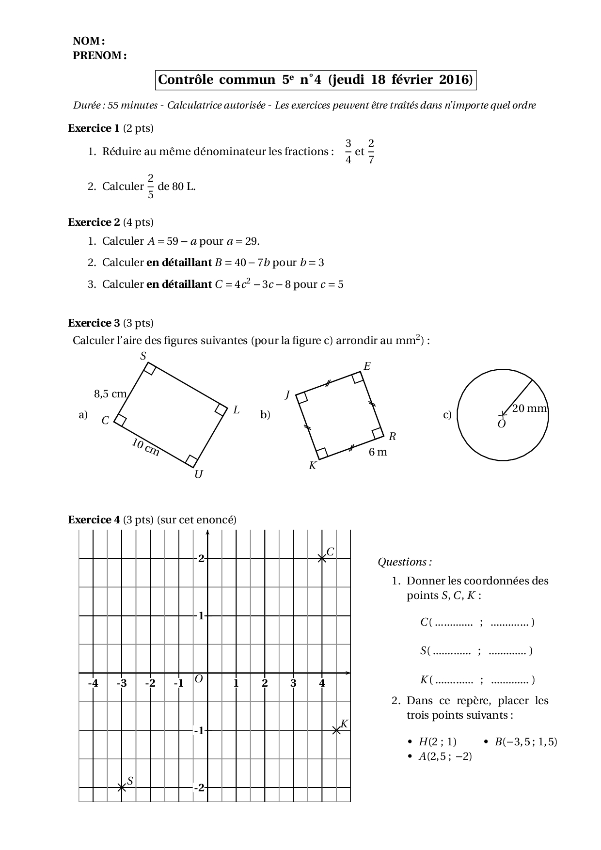 Devoir 1 - AlloSchool