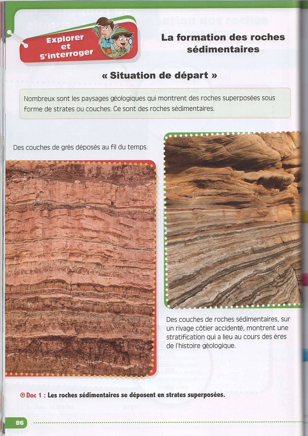 La formation des roches sédimentaires - Cours (Manuel 1) - AlloSchool