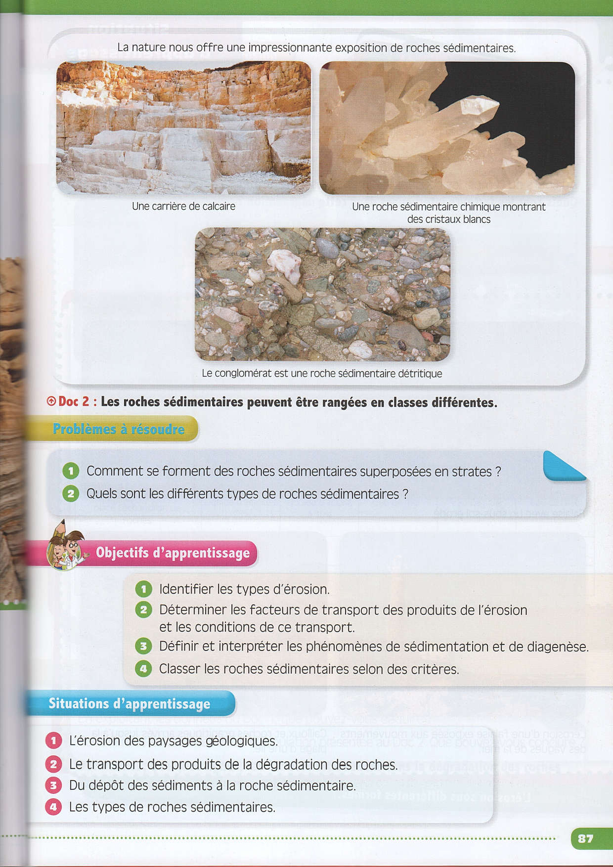 La formation des roches sédimentaires - Cours (Manuel 1) - AlloSchool