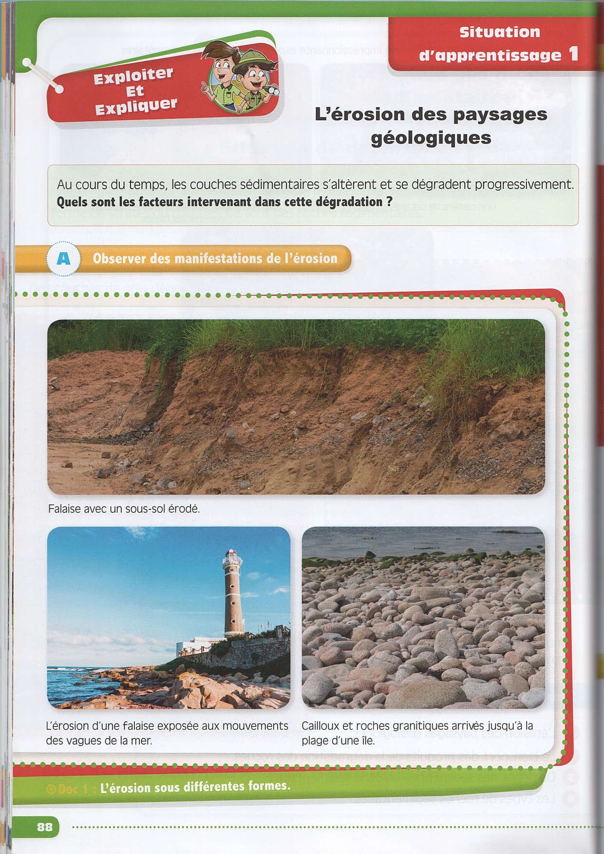 La formation des roches sédimentaires - Cours (Manuel 1) - AlloSchool