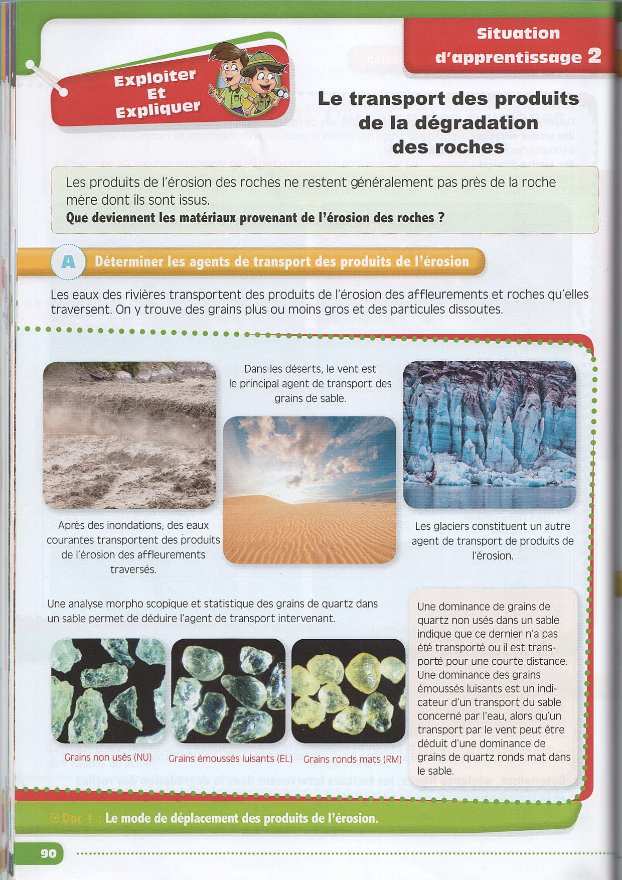 La formation des roches sédimentaires - Cours (Manuel 1) - AlloSchool