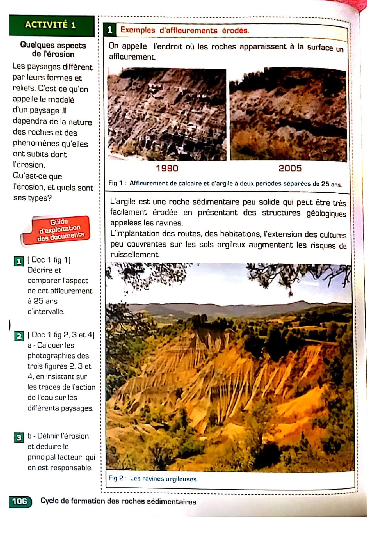 La formation des roches sédimentaires - Cours (Manuel 3) - AlloSchool