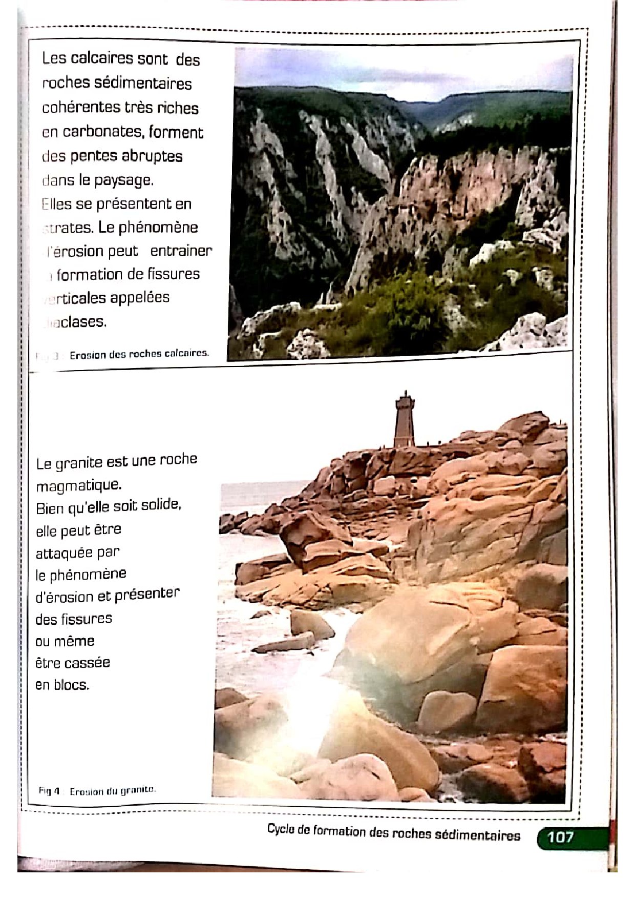 La formation des roches sédimentaires - Cours (Manuel 3) - AlloSchool