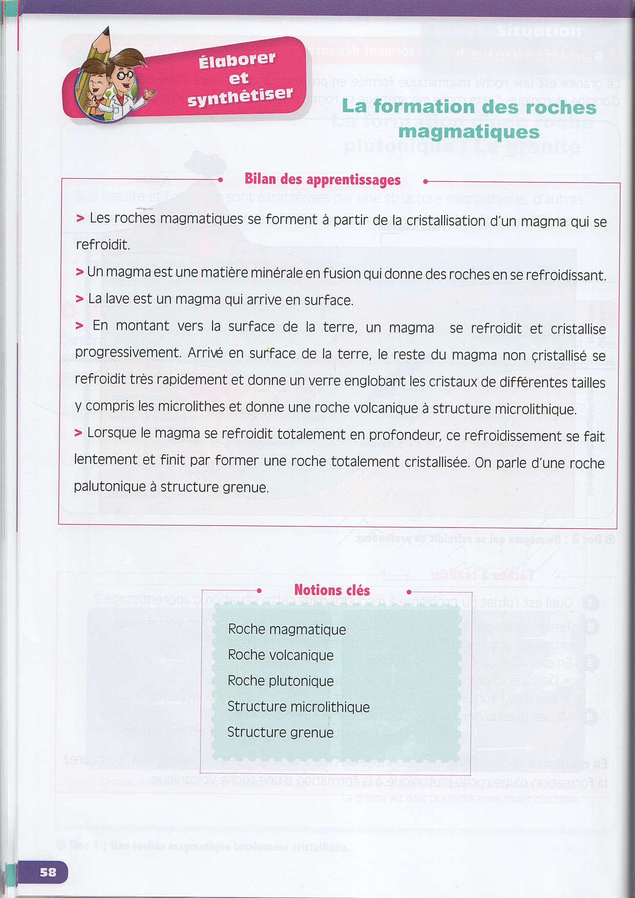 La formation des roches magmatiques - Résumé de cours (Manuel) - AlloSchool