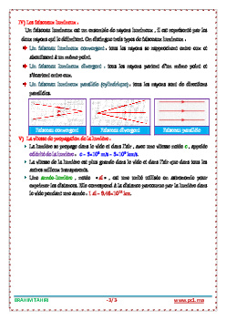 La propagation de la lumière - Cours 1 - AlloSchool