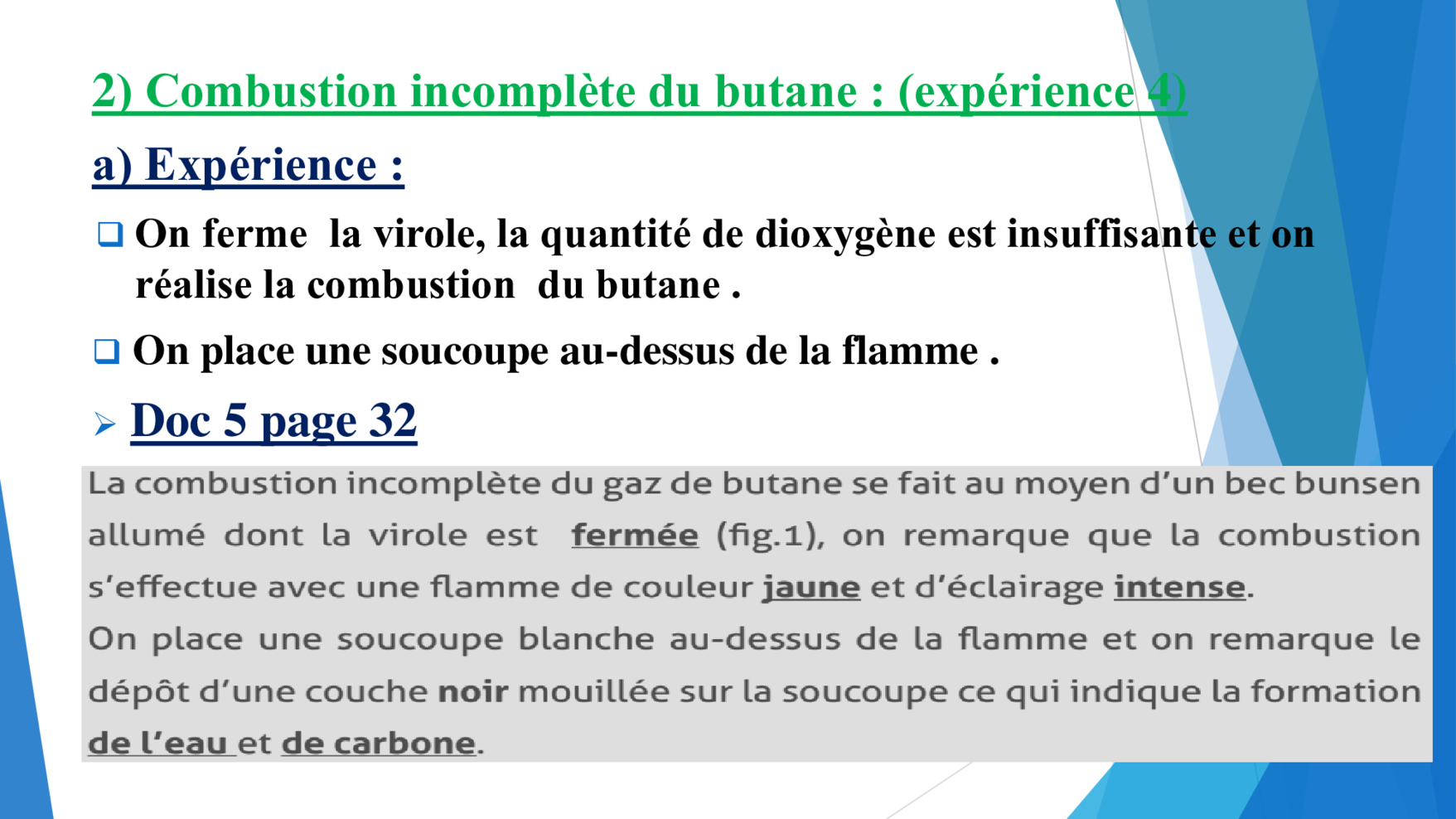 Les combustions - Cours PPT 6 - AlloSchool