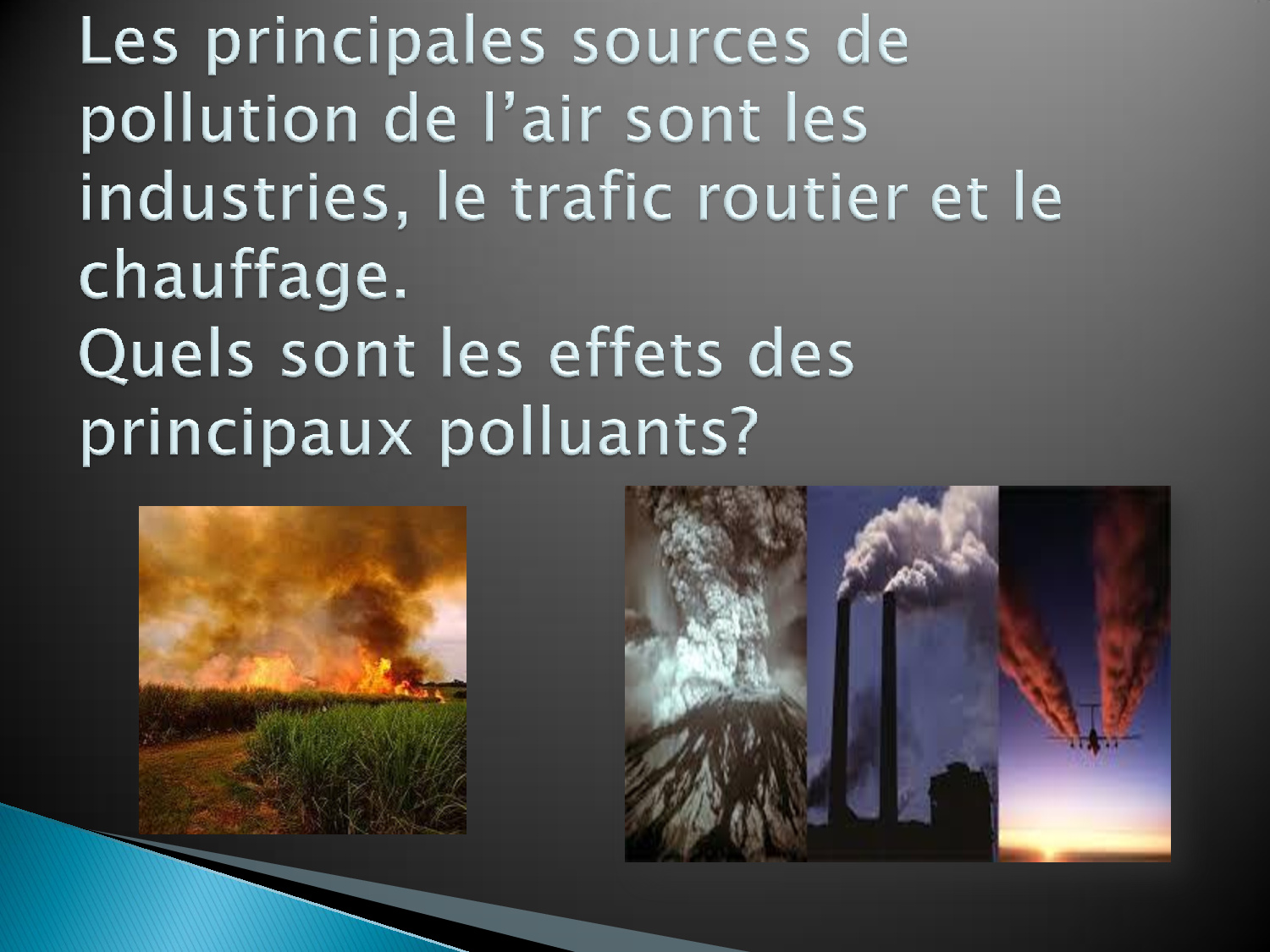 La pollution de l'air - Cours PPT 3 - AlloSchool