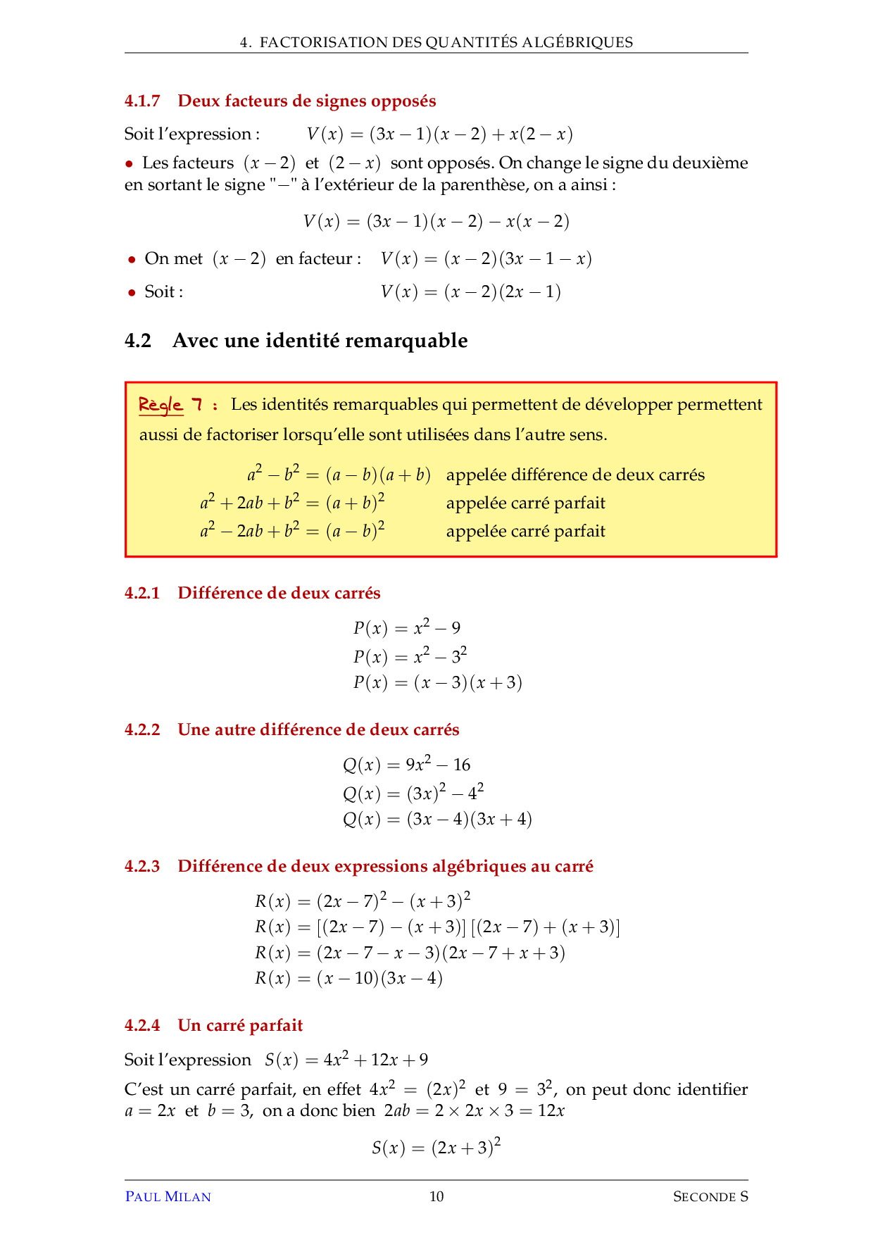 Les équations du premier degré - Cours - AlloSchool
