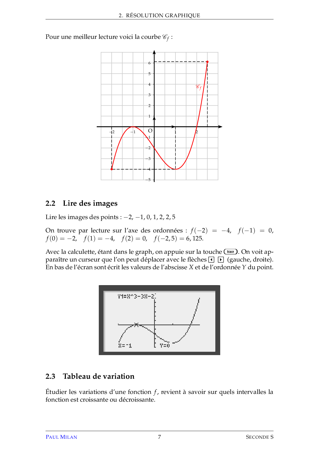 Notion de fonction - Résolution graphique - Fonction affine - Cours ...