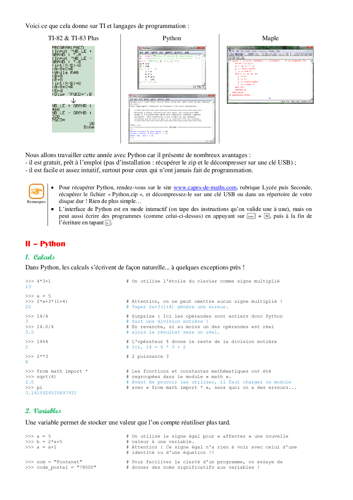 Algorithmique - Résumé de cours - AlloSchool