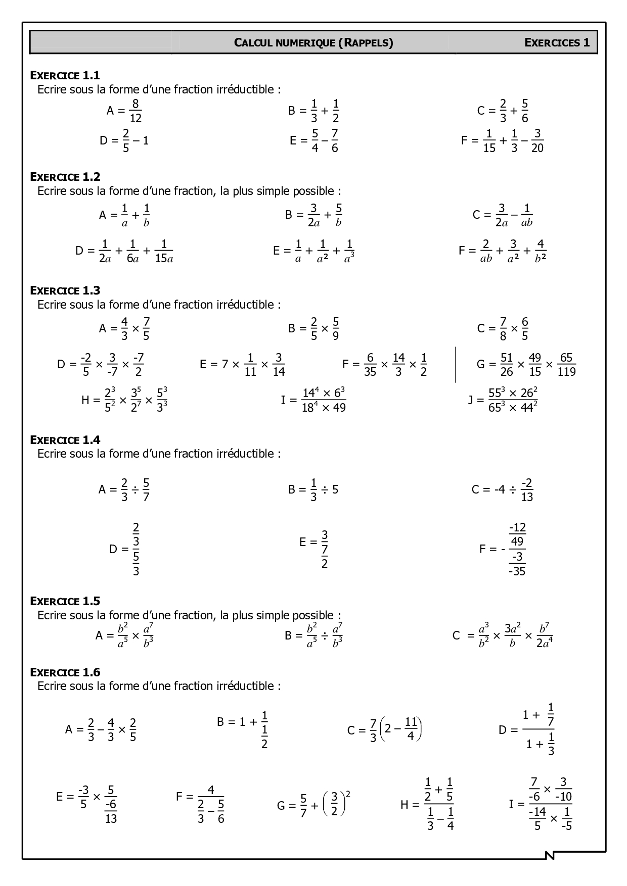 Les Fractions CE1 Exercices Les Fractions CE1 Exercices