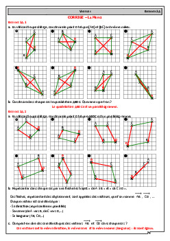 Découverte de la translation - Corrigés d'exercices - AlloSchool