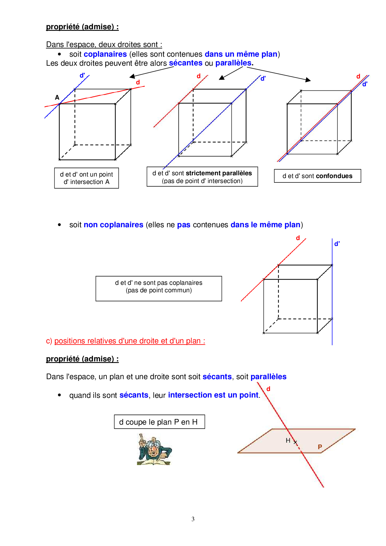Géométrie dans l'espace - Cours 2 - AlloSchool