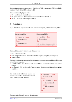 Notions d'algorithme - Cours - AlloSchool
