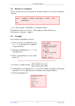 Notions d'algorithme - Cours - AlloSchool