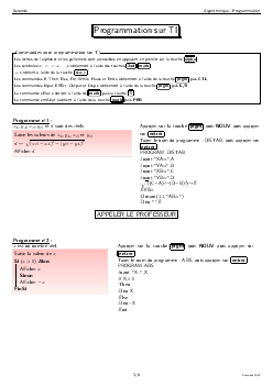 Initiation à l’algorithmique - AlloSchool