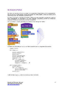 Eduscol - Algorithmique et programmation - AlloSchool