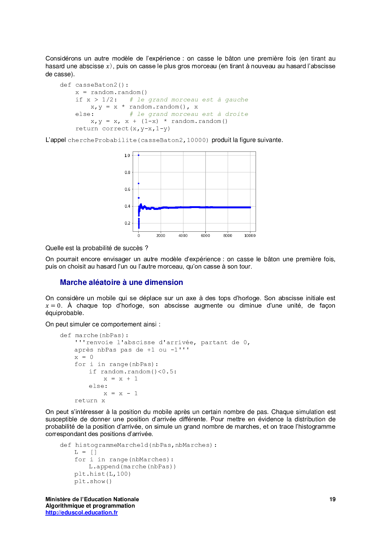 Eduscol - Algorithmique et programmation - AlloSchool