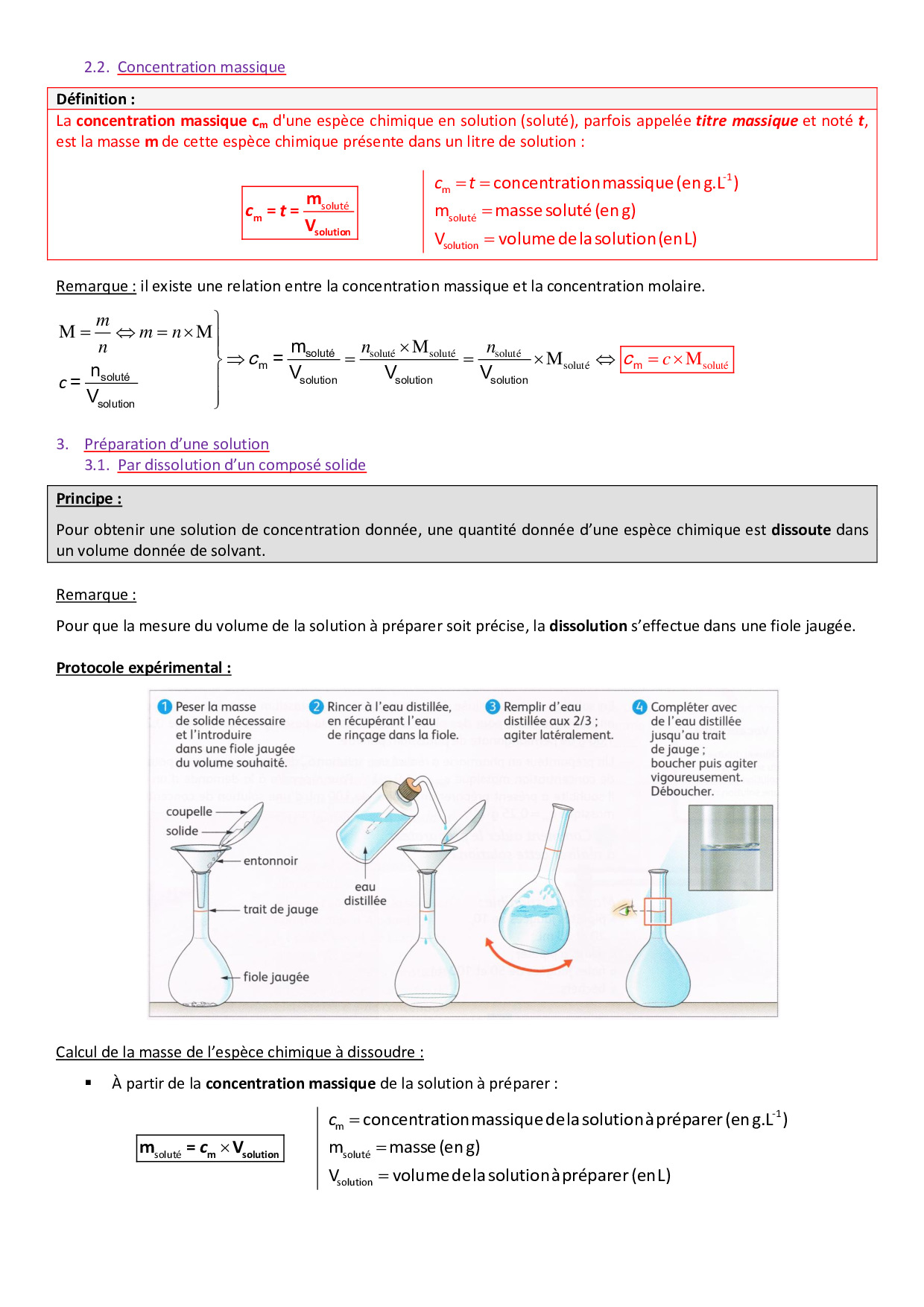 Les solutions - Cours - AlloSchool