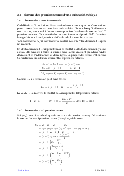 Les suites - Cours - AlloSchool
