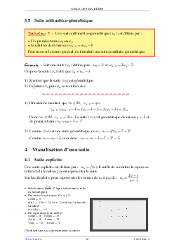 Les suites - Cours - AlloSchool