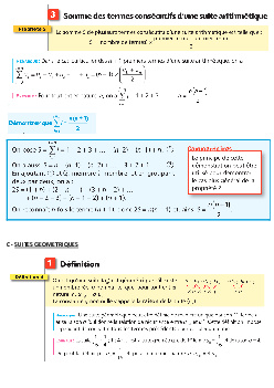 Les suites - Résumé de cours - AlloSchool