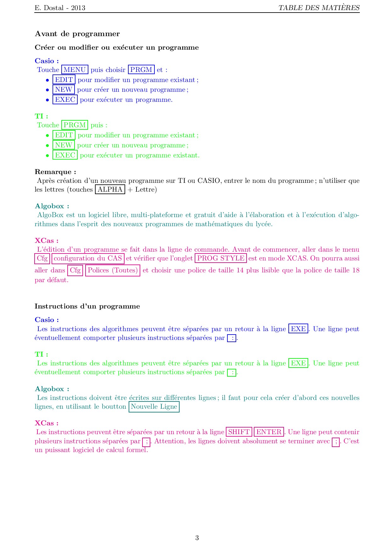 Algorithmique et programmation - Cours 2 - AlloSchool