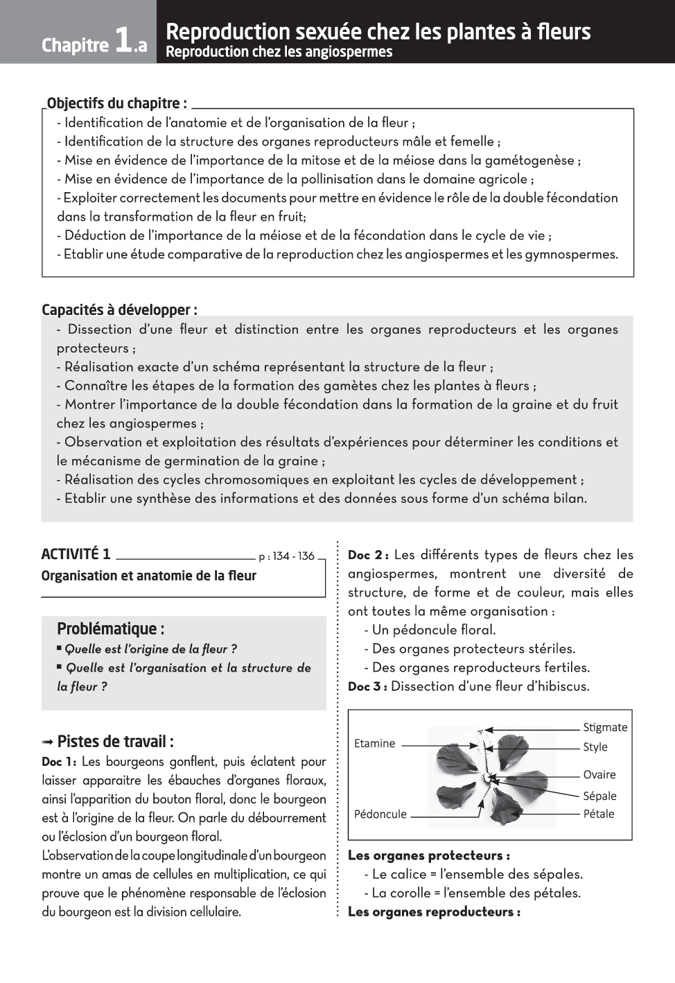 La reproduction sexuée chez les angiospermes - Cours 1 - AlloSchool